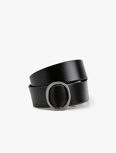 Koton Kadın Deri Görünümlü Kemer Tokalı