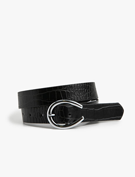 Koton Kadın Deri Görünümlü Kemer Tokalı