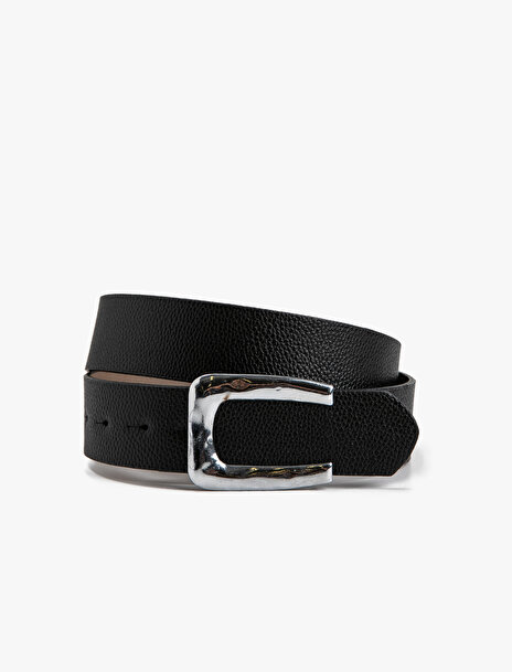 Koton Kadın Deri Görünümlü Kemer Tokalı