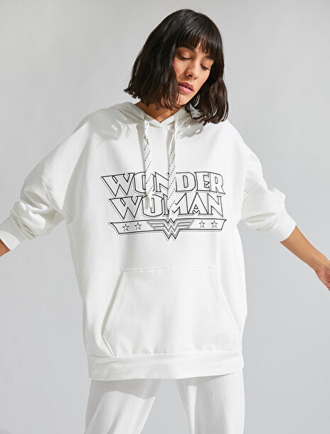 Koton Kadın Warner Bross Lisanslı Kapüşonlu Baskılı Sweatshirt Koton Kadın Warner Bross Lisanslı Kapüşonlu Baskılı Sweatshirt