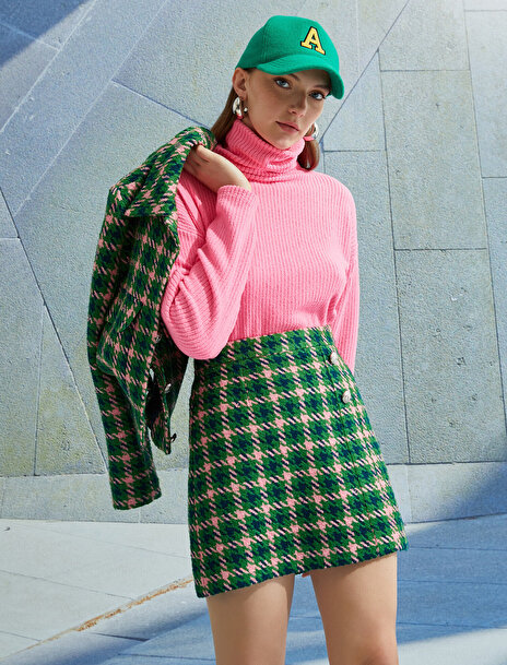 Koton Kadın Balıkçı Yaka Ribanalı Uzun Kollu Oversize Kazak Koton Kadın Balıkçı Yaka Ribanalı Uzun Kollu Oversize Kazak