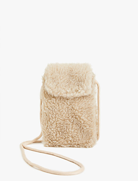 Koton Kadın Peluş Telefon Çantası