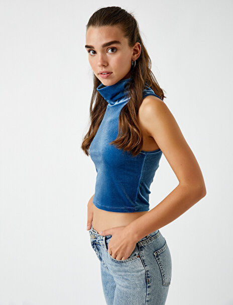 Koton Kadın Dik Yaka Body Kolsuz