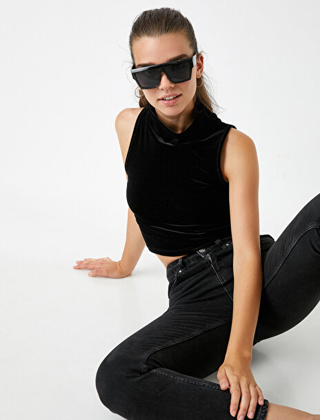 Koton Kadın Dik Yaka Body Kolsuz