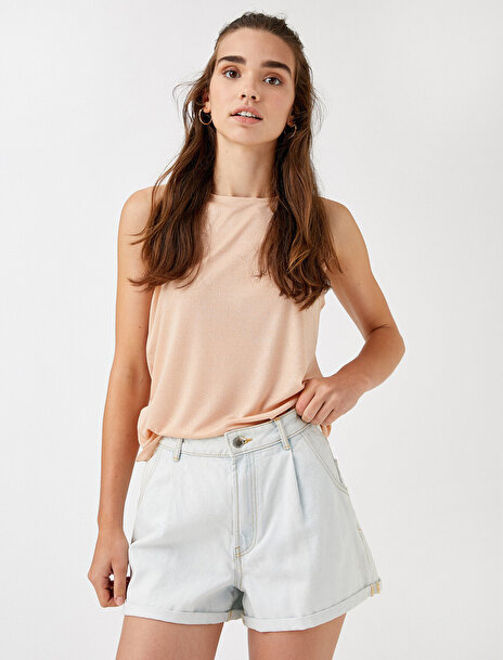 Koton Kadın Sporcu Atleti Bisiklet Yaka Koton Kadın Sporcu Atleti Bisiklet Yaka