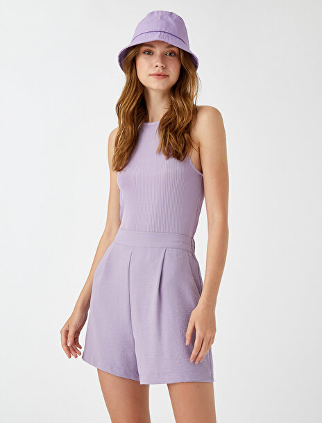 Koton Kadın Fitilli Atlet Halter Yaka Koton Kadın Fitilli Atlet Halter Yaka