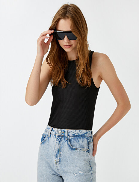 Koton Kadın Fitilli Atlet Halter Yaka