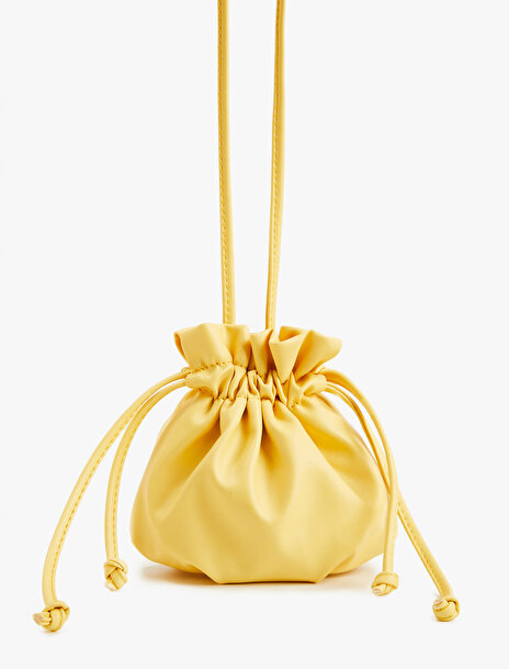 Koton Kadın Omuz Çantası Büzgülü Deri