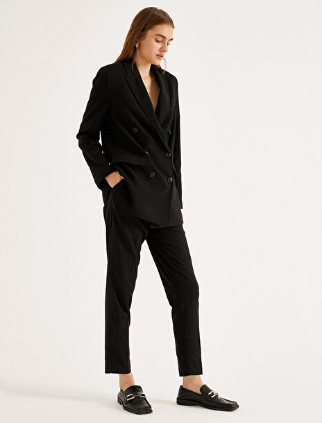 Koton Kadın Yüksel Bel Pantolon Cepli