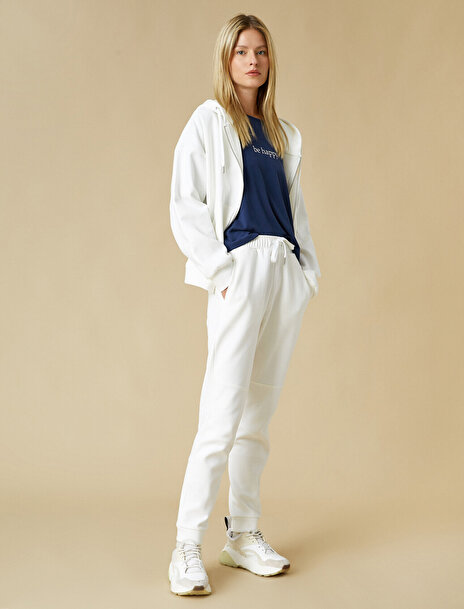 Koton Kadın Beli Bağcıklı Jogger Eşofman Altı