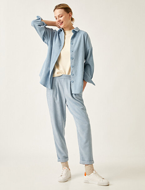 Koton Kadın Beli Lastikli Jogger Pantolon