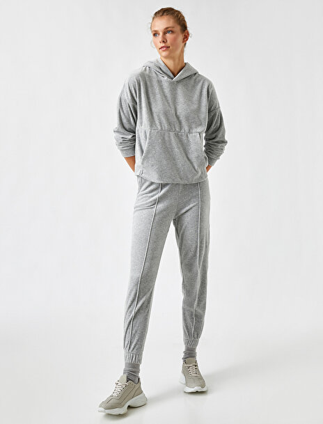 Koton Kadın Dikişli Jogger Eşorfman Altı Koton Kadın Dikişli Jogger Eşorfman Altı