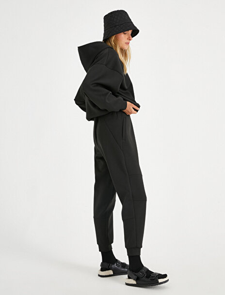 Koton Kadın Yüksek Bel Gizli Cepli Jogger Eşofman Altı