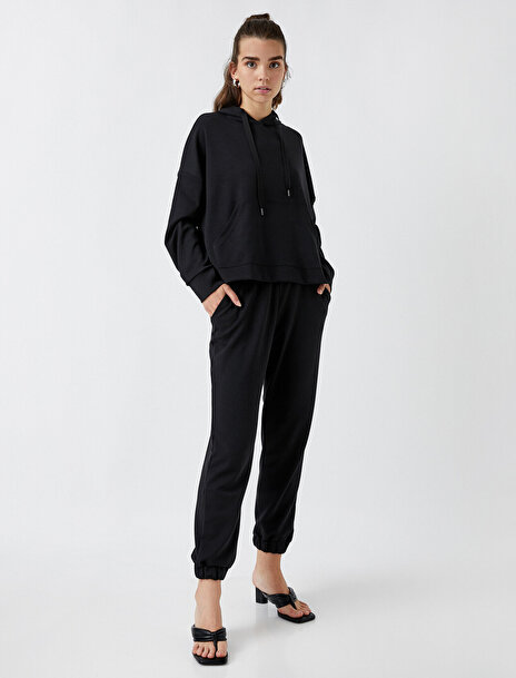 Koton Kadın Paçası Lastikli Eşofman Altı