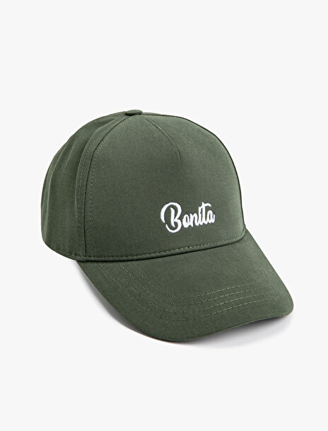 Koton Kadın Yazı İşlemeli Şapka