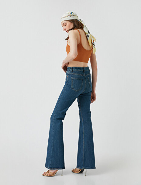 Koton Kadın İspanyol Paça Kot Pantolon - Victoria Jean