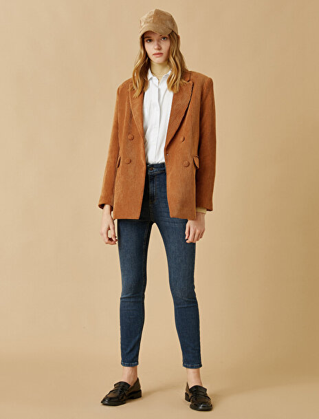 Koton Ole Genç Kız Yüksek Bel Dar Kesim Kot Pantolon - Skinny  Jean