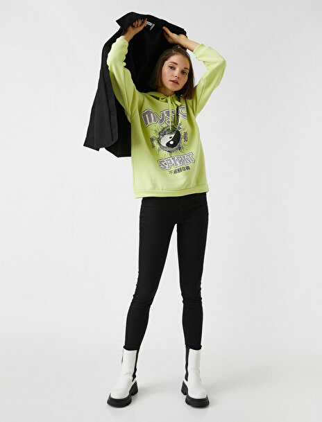 Koton Ole Genç Kız Yüksek Bel Cepli Kot Pantolon - Skinny Jean