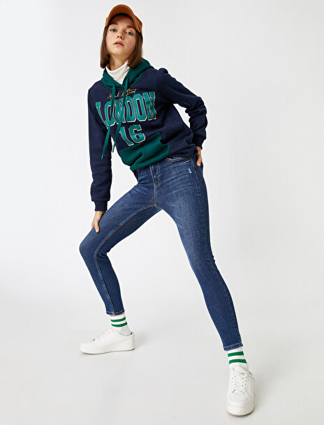 Koton Ole Genç Kız Yüksek Bel Dar Kesim Kot Pantolon - Skinny Jean