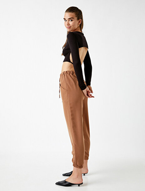 Koton Kadın Jogger Pantolon Yüksek Bel