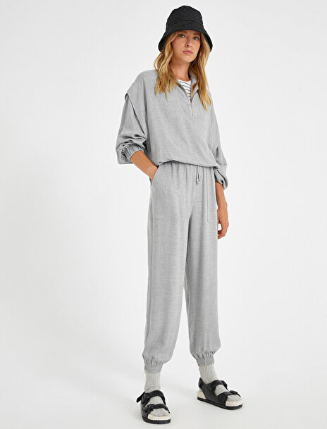 Koton Kadın Beli Lastikli Jogger Pantolon