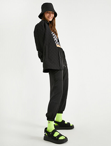 Koton Kadın Beli Bağcıklı Jogger Pantolon