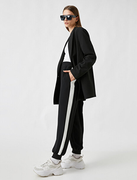 Koton Kadın Yanı Çizgili Jogger Pantolon