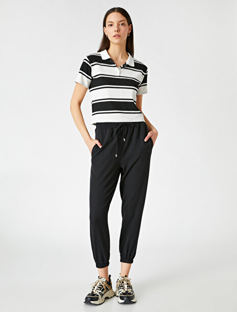 Koton Kadın Beli Bağlamalı Jogger Pantolon