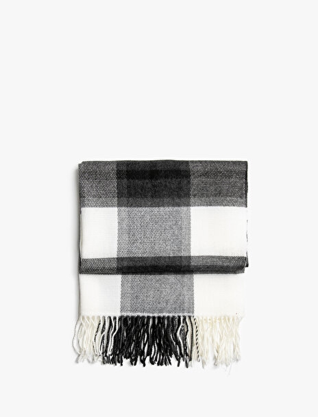 Koton Kadın Kareli Atkı