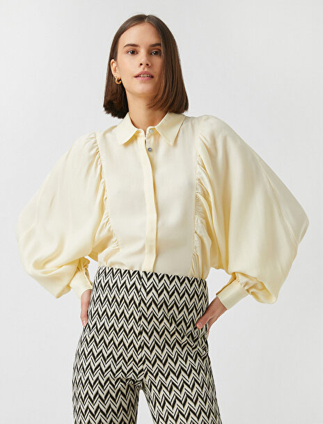 Koton Kadın Yarasa Kollu Gömlek