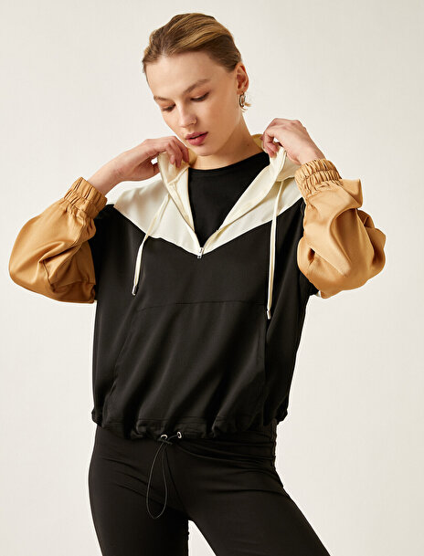 Koton Kadın Kapüşonlu Kanguru Bluz