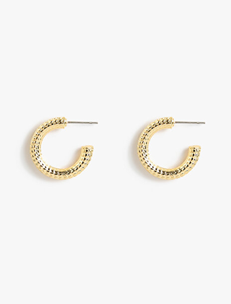 Koton Kadın Halka Küpe İnce Koton Kadın Halka Küpe İnce