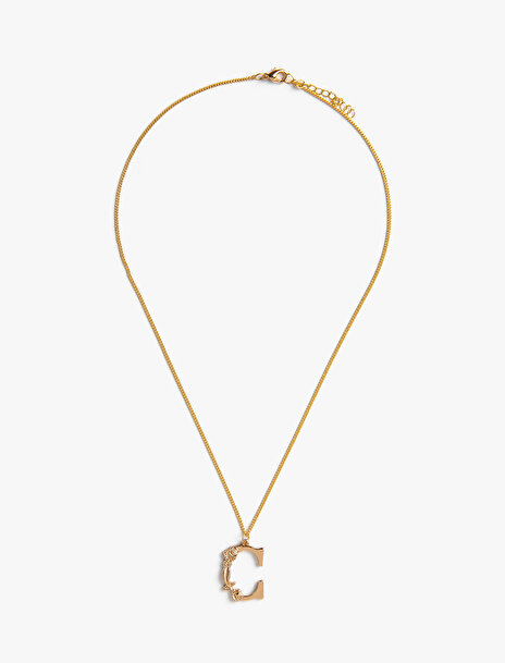 Koton Kadın C Harfli Zincir Kolye