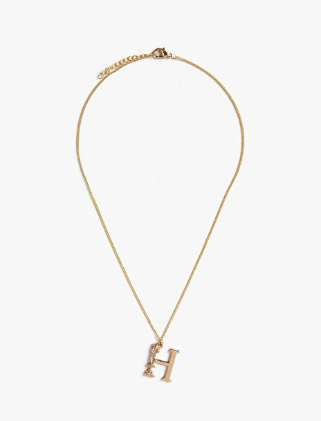 Koton Kadın H Harfli Zincir Kolye