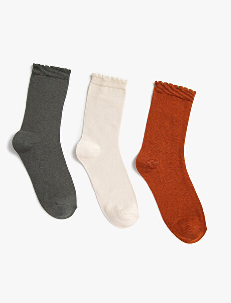 Koton Kadın Kadın Pamuklu Soket Çorap Seti
