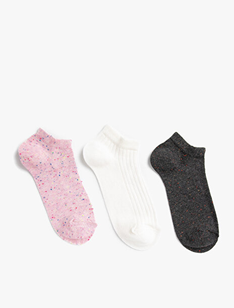 Koton Kadın Kadın Pamuklu Patik Çorap Seti