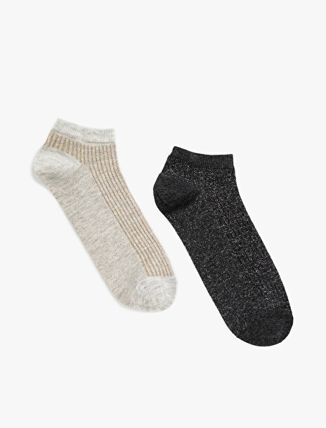 Koton Kadın Kısa Çorap Seti 2'li Pamuklu
