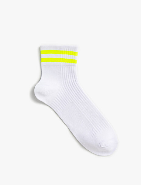 Koton Kadın Çizgili Soket Çorap