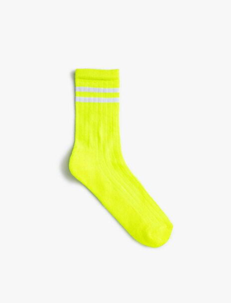 Koton Kadın Kadın Çizgili Soket Çorap