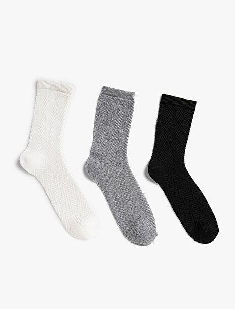 Koton Kadın 3'lü Erkek Çorap Seti