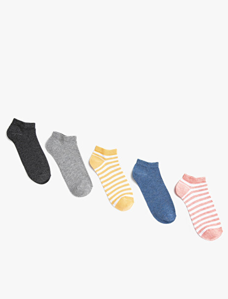 Koton Kadın Kadın Patik Çorap Seti 5'li Pamuklu