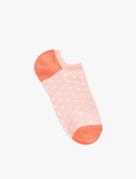 Koton Kadın Kısa Desenli Çorap Tekli Pamuklu