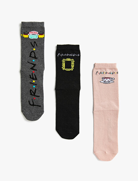 Koton Kadın Central Park Sloganlı Kadın Çorap Seti Koton Kadın Central Park Sloganlı Kadın Çorap Seti