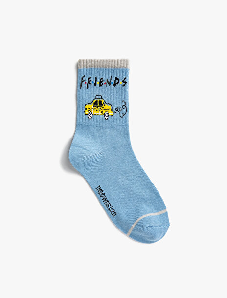 Koton Kadın Friends Lisanslı Baskılı Kadın Çorap Koton Kadın Friends Lisanslı Baskılı Kadın Çorap