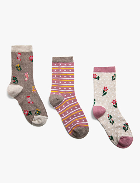 Koton Kadın Yılbaşı Temalı Kadın Çorap Seti