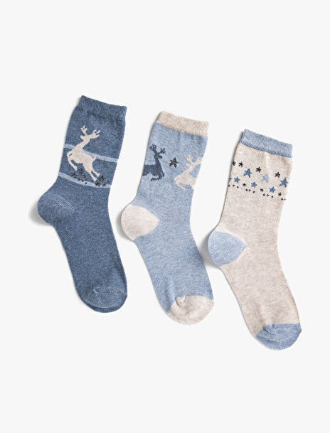 Koton Kadın Yılbaşı Temalı Kadın Çorap Seti