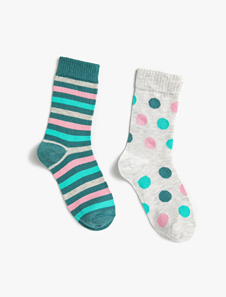 Koton Kadın Puantiyeli Kadın Çorap Seti