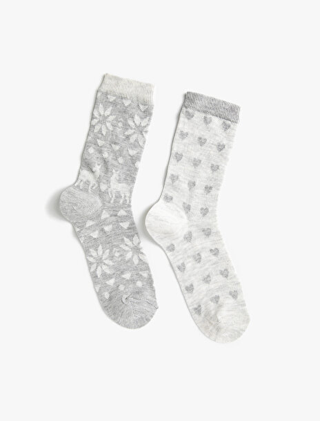Koton Kadın Yılbaşı Temalı Kadın Çorap Seti