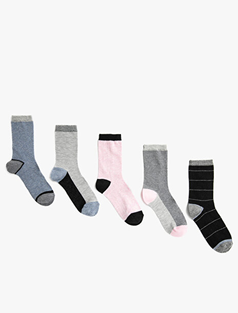 Koton Kadın Desenli 5'li Kadın Çorap Seti
