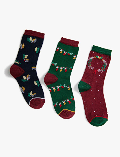Koton Kadın Yılbaşı Temalı Kadın Çorap Seti